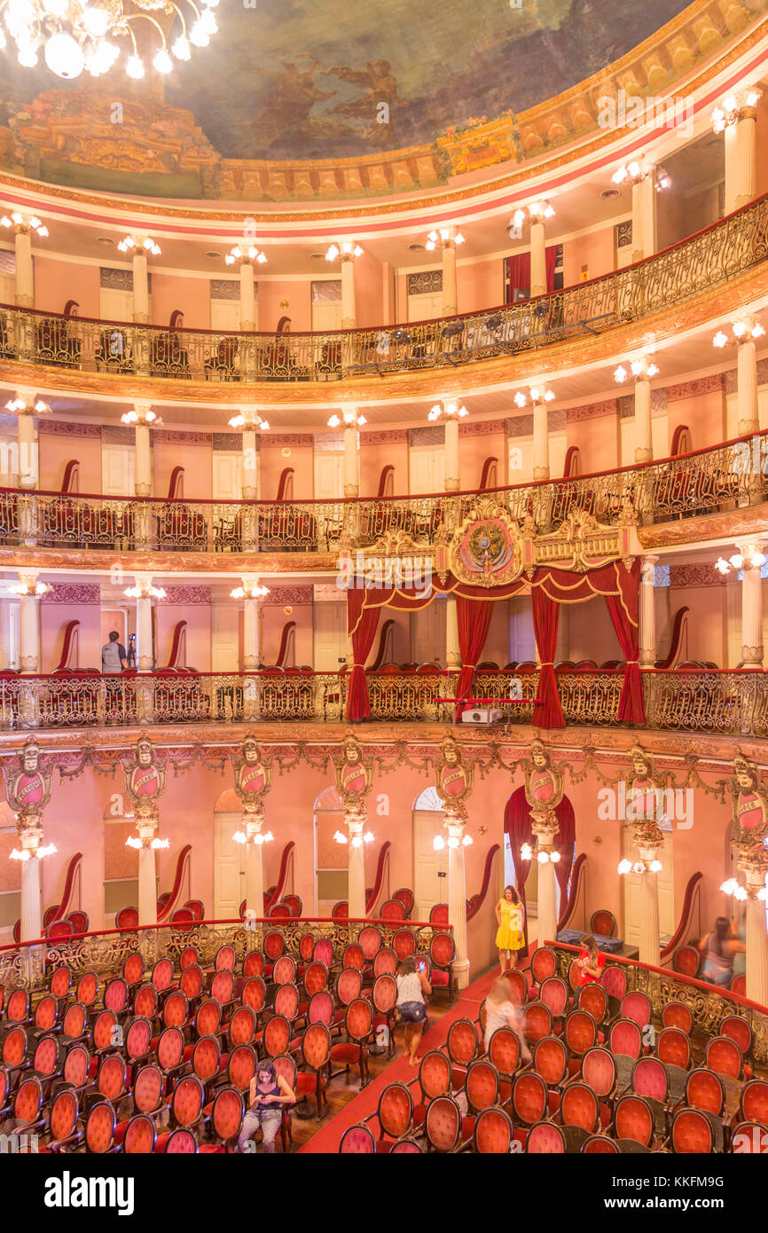 Interior manaus opera house Stockfotos und -bilder Kaufen - Alamy