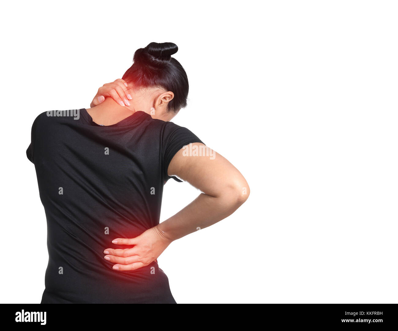 Asiatische Mädchen mit Skoliose Stockfotografie - Alamy