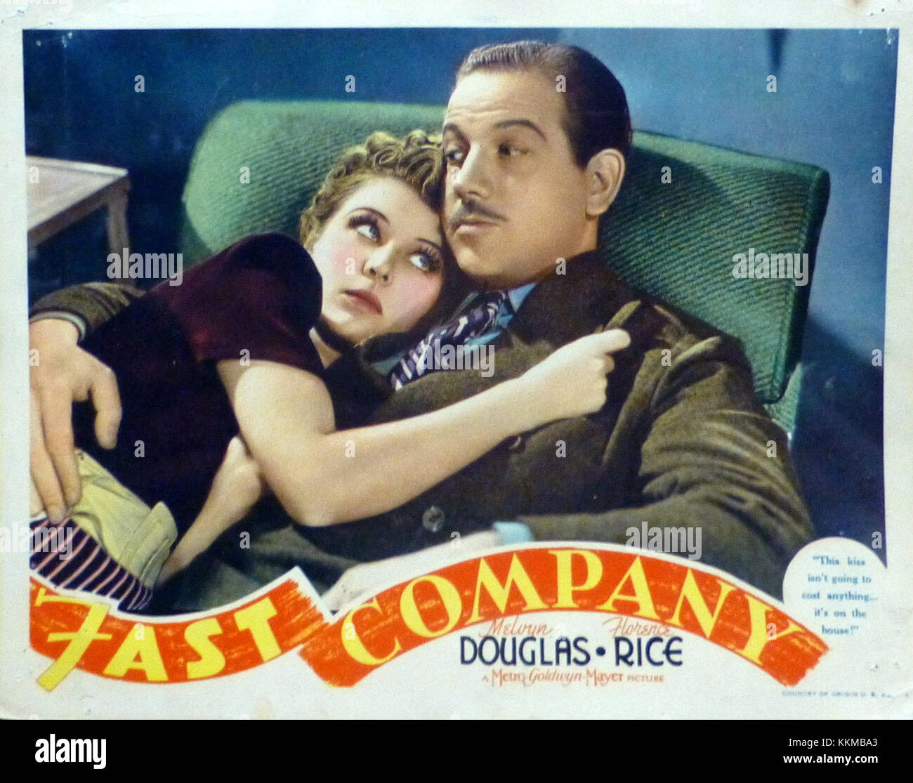 Fast Company (1938) Lobbykarte ist ein Werbebild aus dem Film, das ...