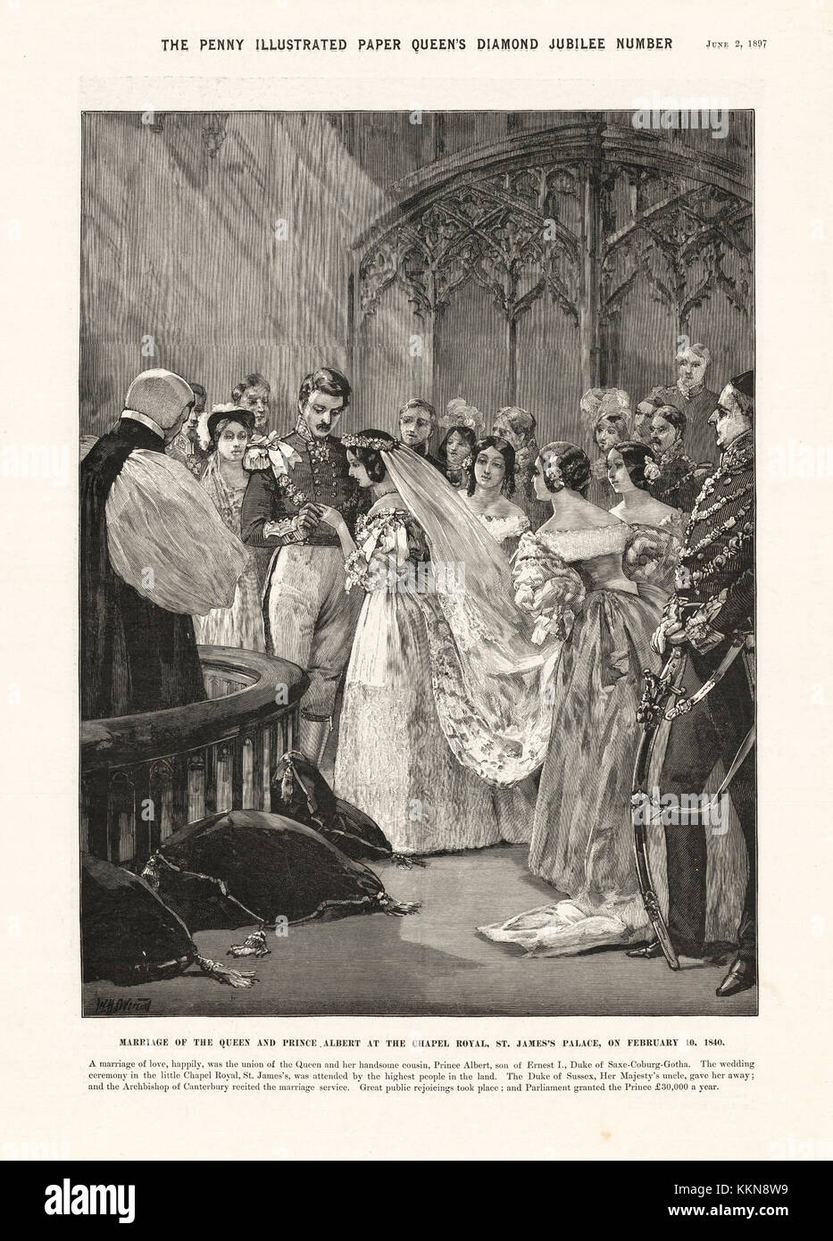 Hochzeit von königin victoria und prinz albert -Fotos und -Bildmaterial ...