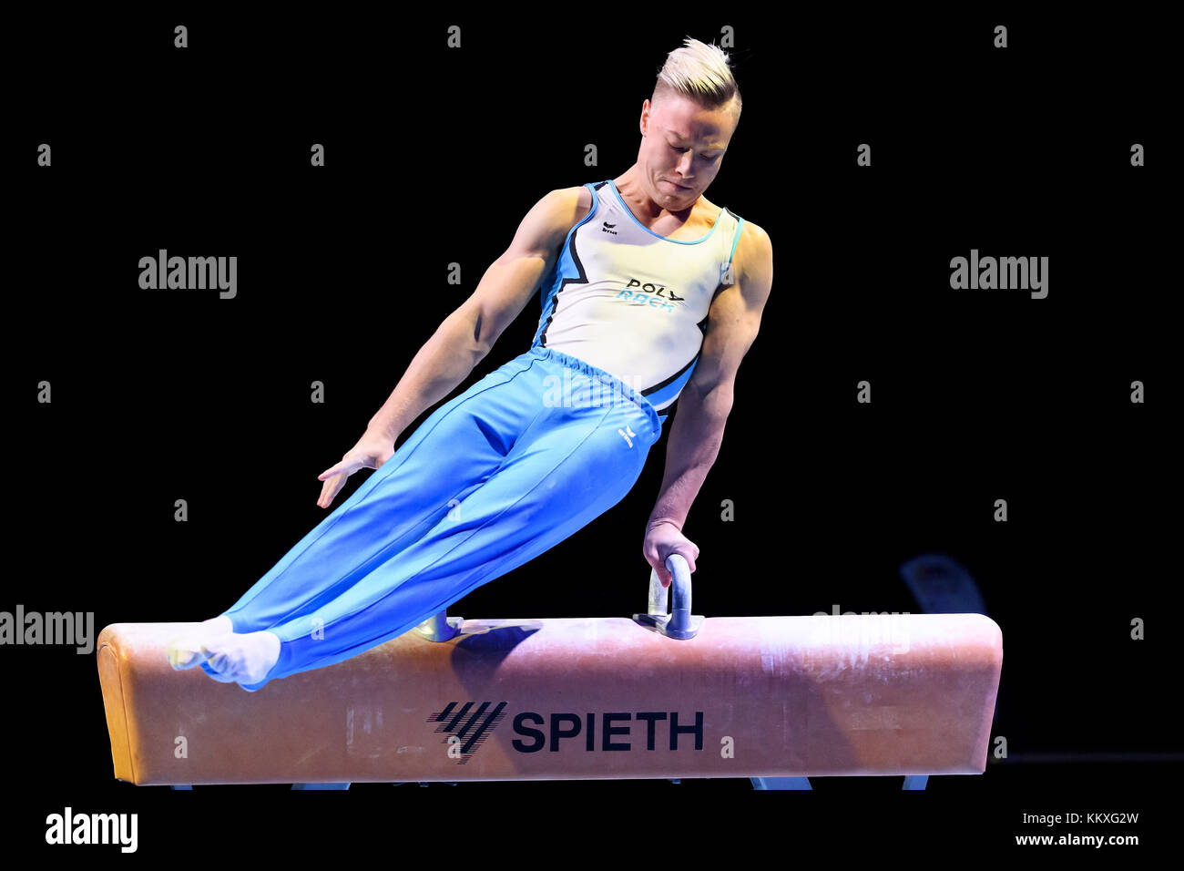 Ludwigsburg, Deutschland. Dezember 2017. Lucas Herrmann (KTV ...