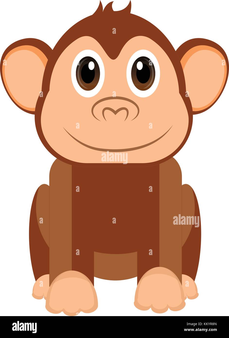 Affe und fuchs Stock-Vektorgrafiken kaufen - Alamy