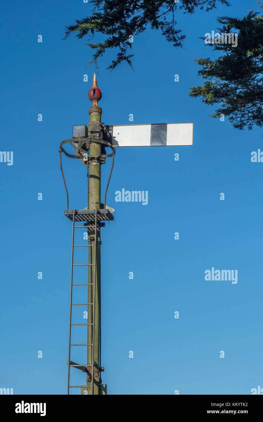 Eisenbahnsignal Semaphor Stockfotos und -bilder Kaufen - Alamy