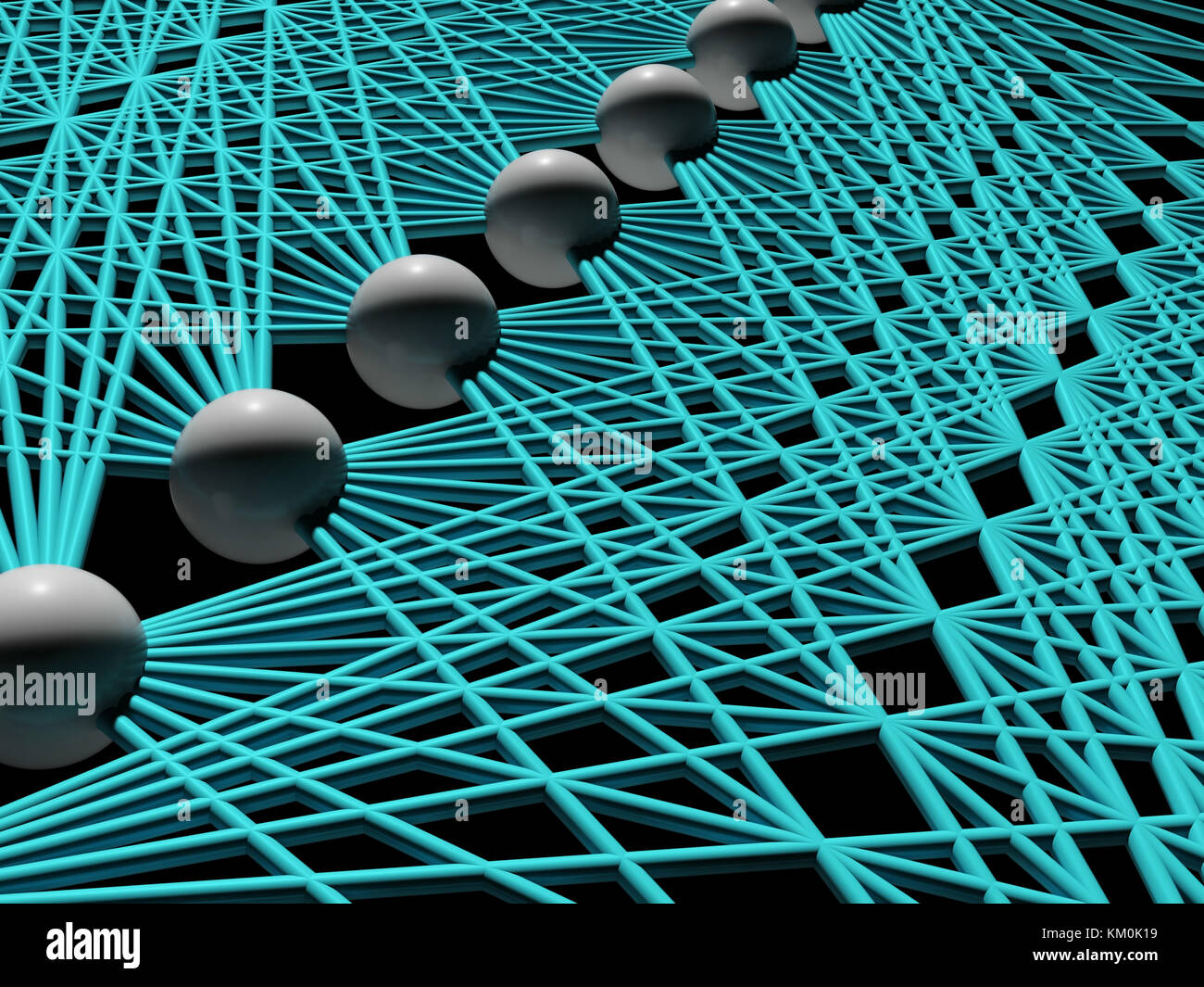 Abstract Neural Network Isolated On Stockfotos & Abstract Neural ...