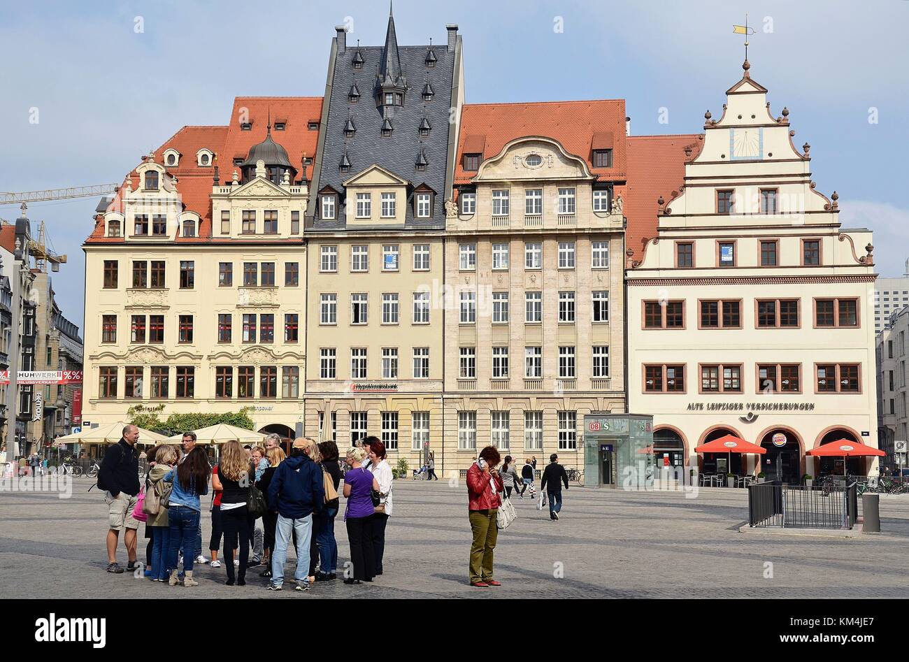 Leipzig (Sachsen, Deutschland): Marktplatz Stockfotografie - Alamy