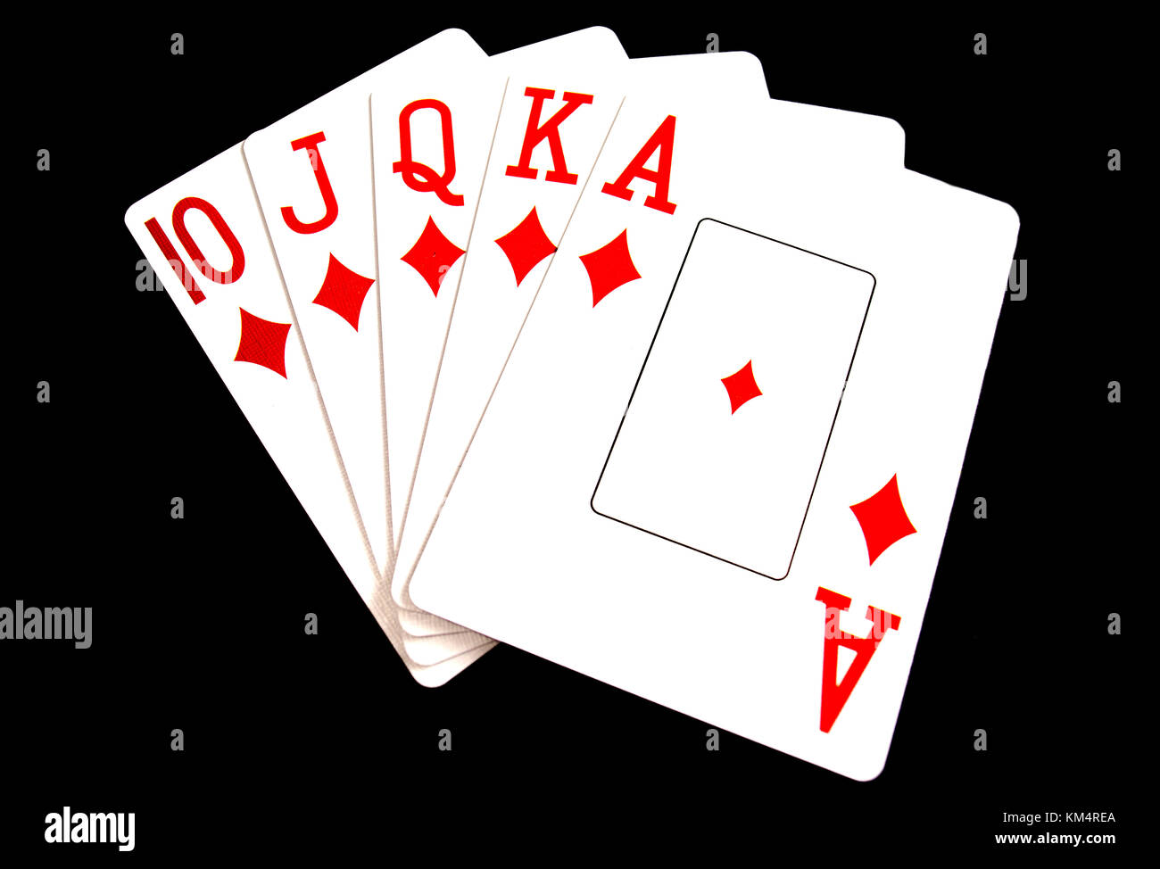 Royal straight flush -Fotos und -Bildmaterial in hoher Auflösung – Alamy