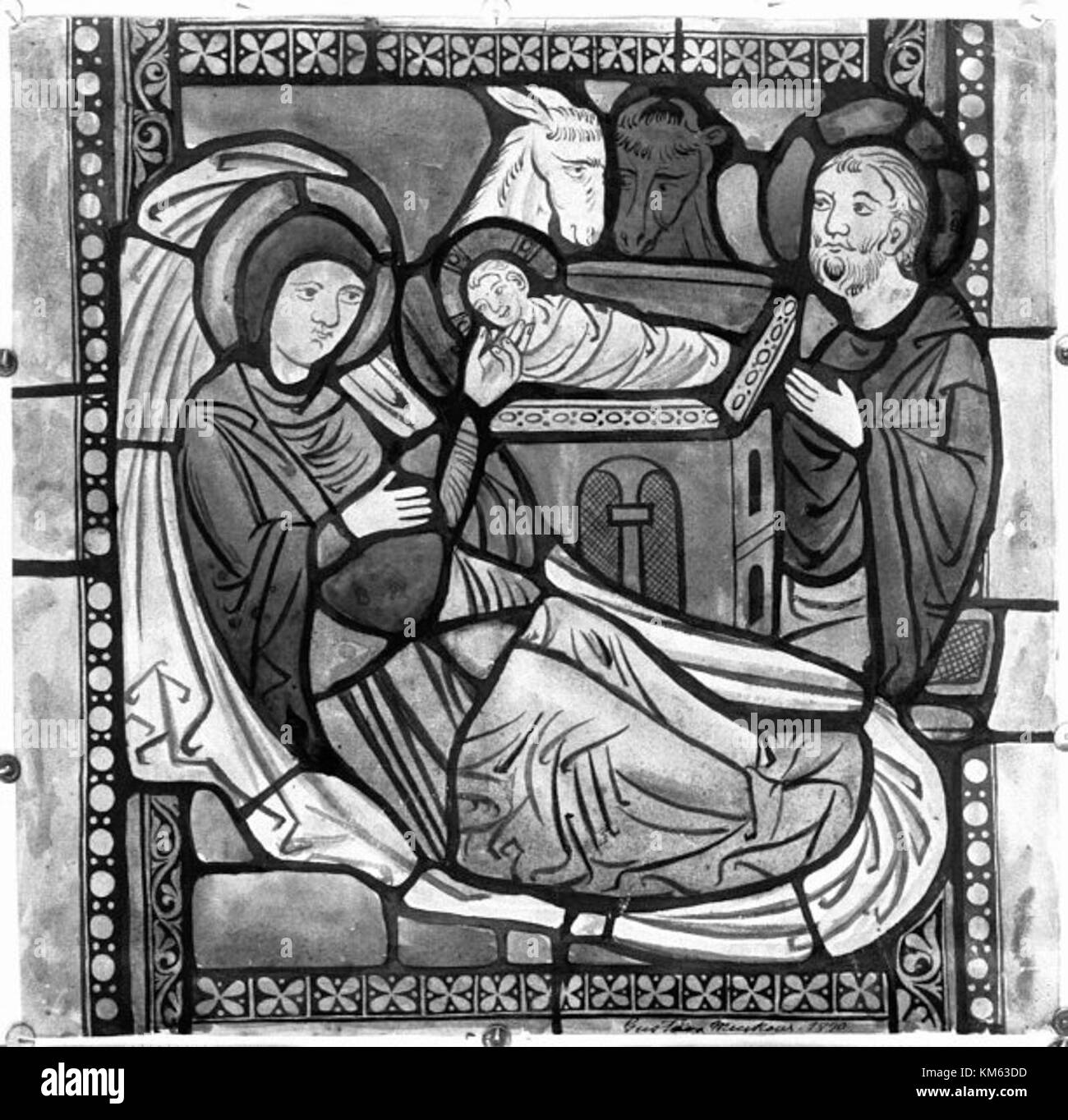 Ein Foto der Silte Church in Schweden, aufgenommen in der Sammlung des ...