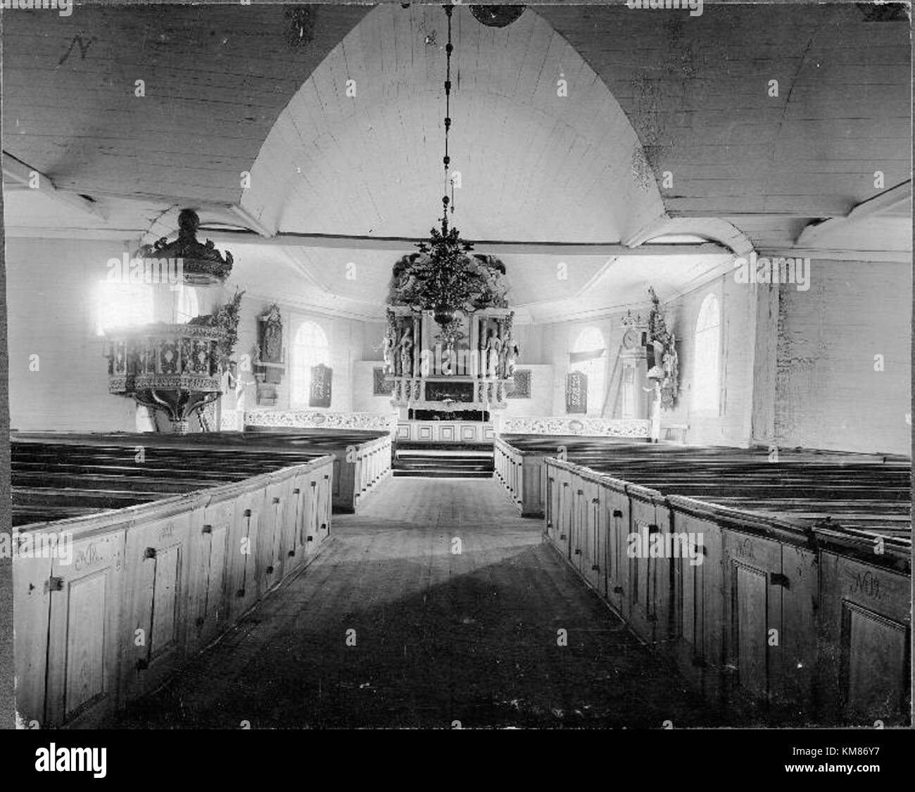 Nyeds Kyrka ist eine historische Kirche in Schweden, die für ihre ...