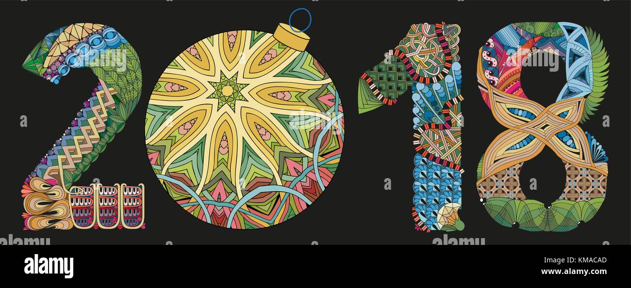 Handgemalte zahlen Stock-Vektorgrafiken kaufen - Alamy