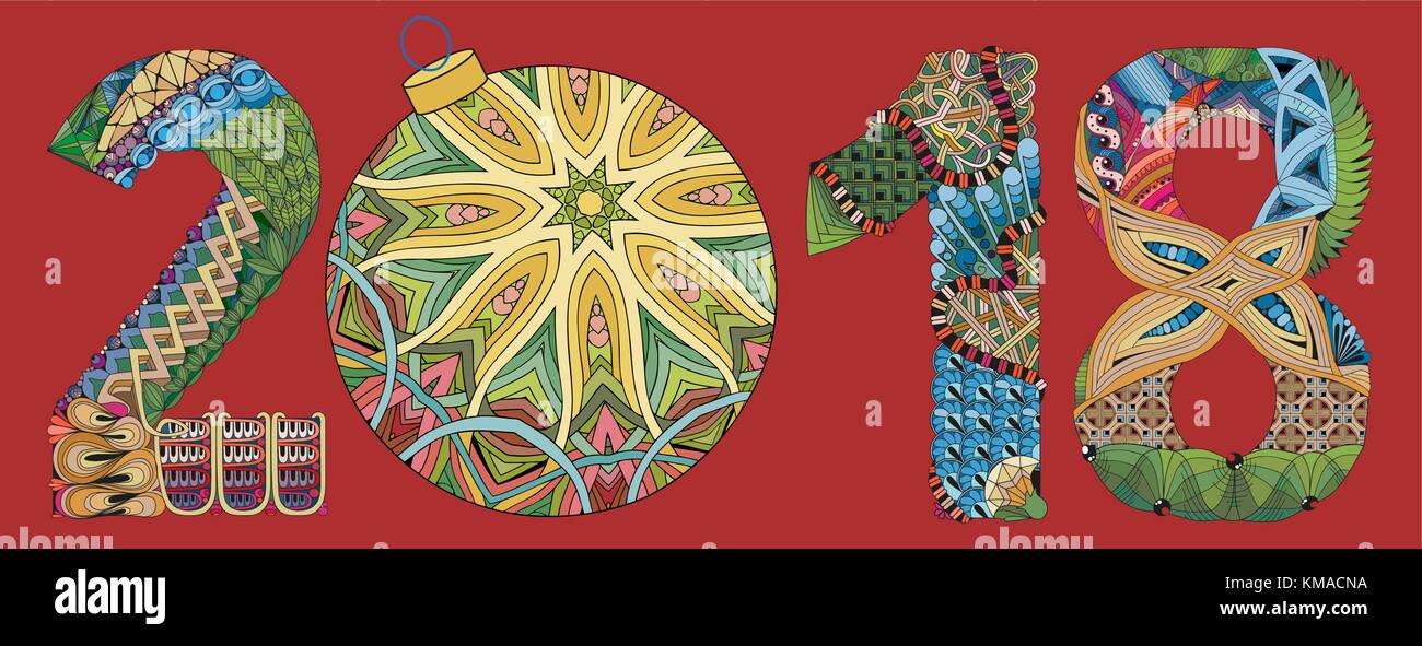 Handgemalte zahlen Stock-Vektorgrafiken kaufen - Alamy