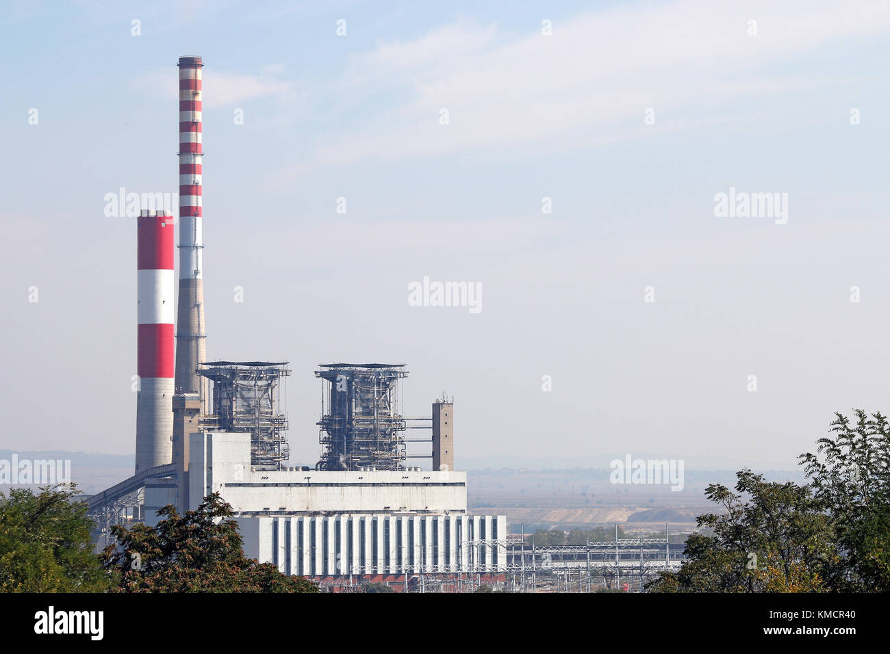 Thermisches Kraftwerk Strom und Energie Stockfotografie - Alamy