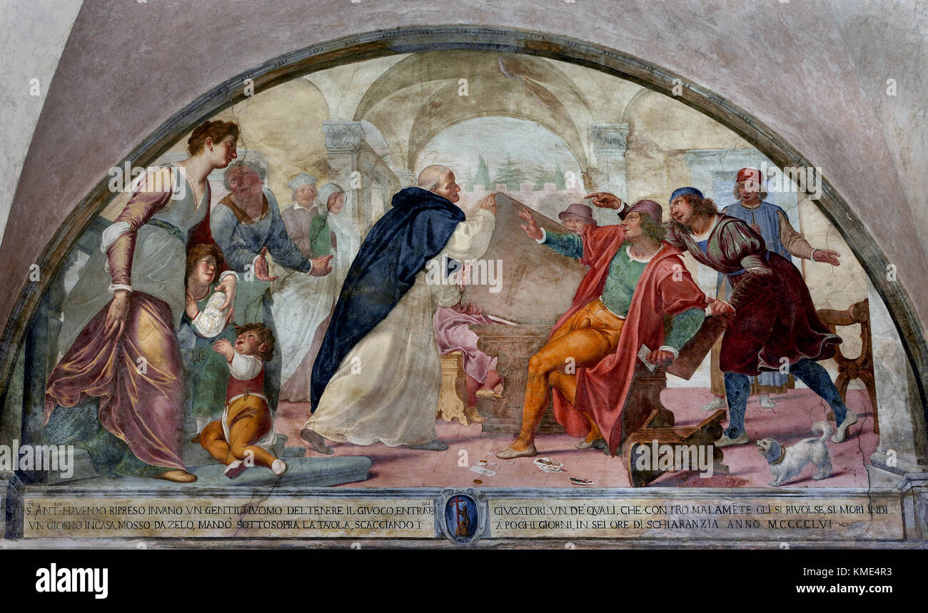 Fra Angelico Fresken (1438-50) Kloster von San Marco - Museo del Convento di San Marco. Florenz ...