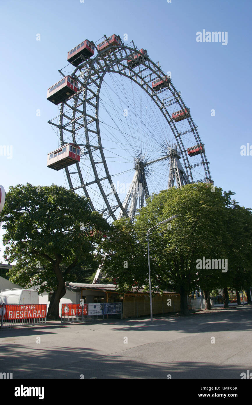 Riesenrad, Prater. Wien. Österreich Stockfotografie - Alamy