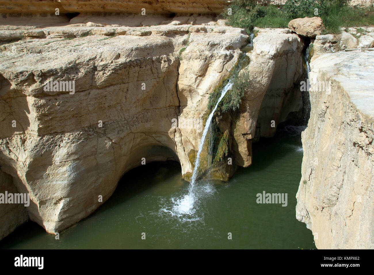 Waterfall Tamerza Oasis Tunisia Stockfotos und -bilder Kaufen - Alamy