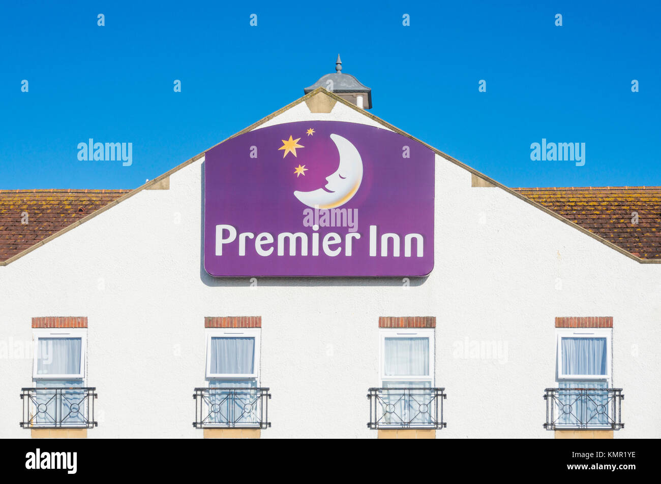 England Premier Inn logo Premier Inn Zeichen auf der Vorderseite des ...