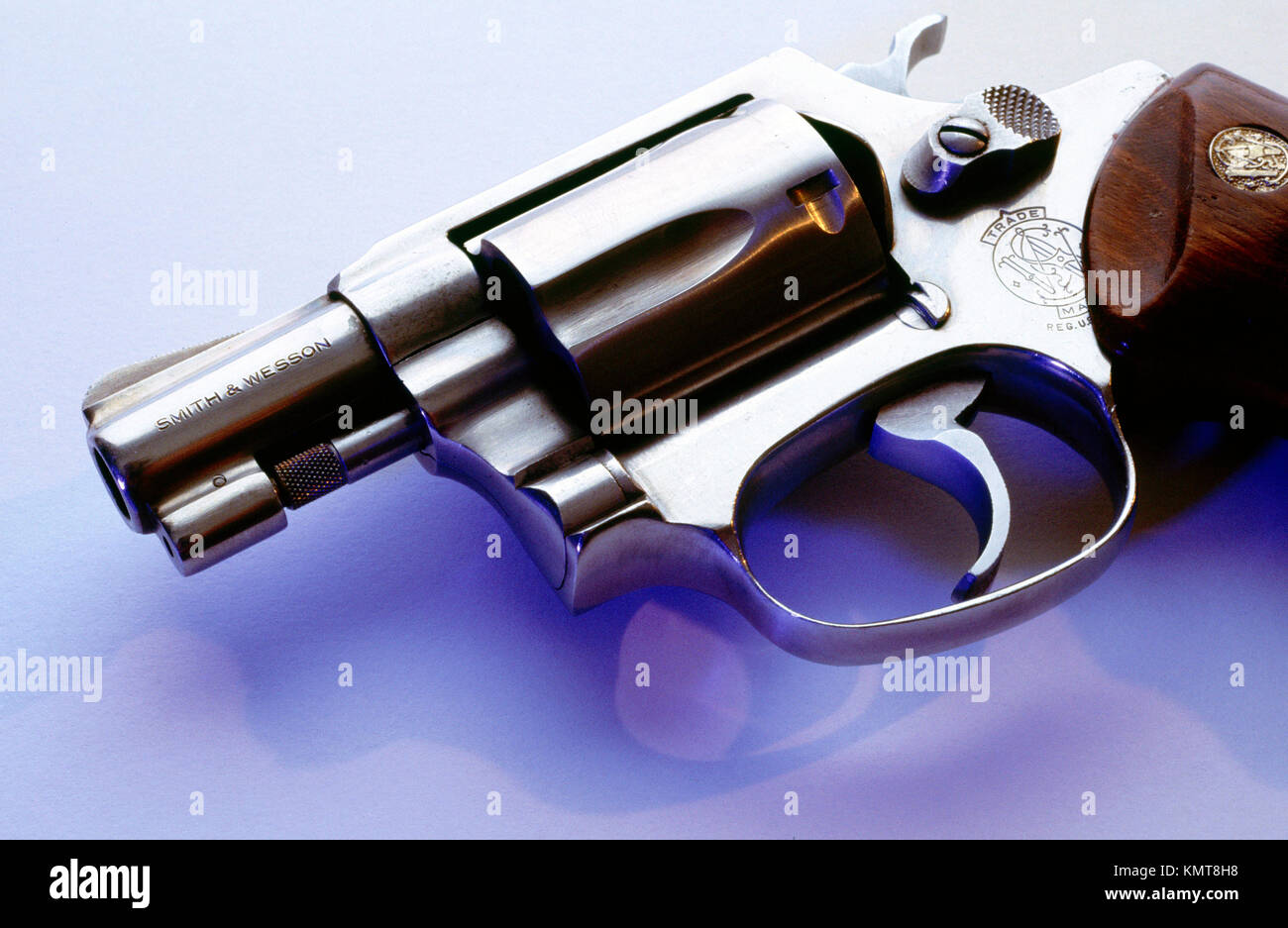 Revolver Kaliber 38. Smith & Wesson Stockfotografie - Alamy