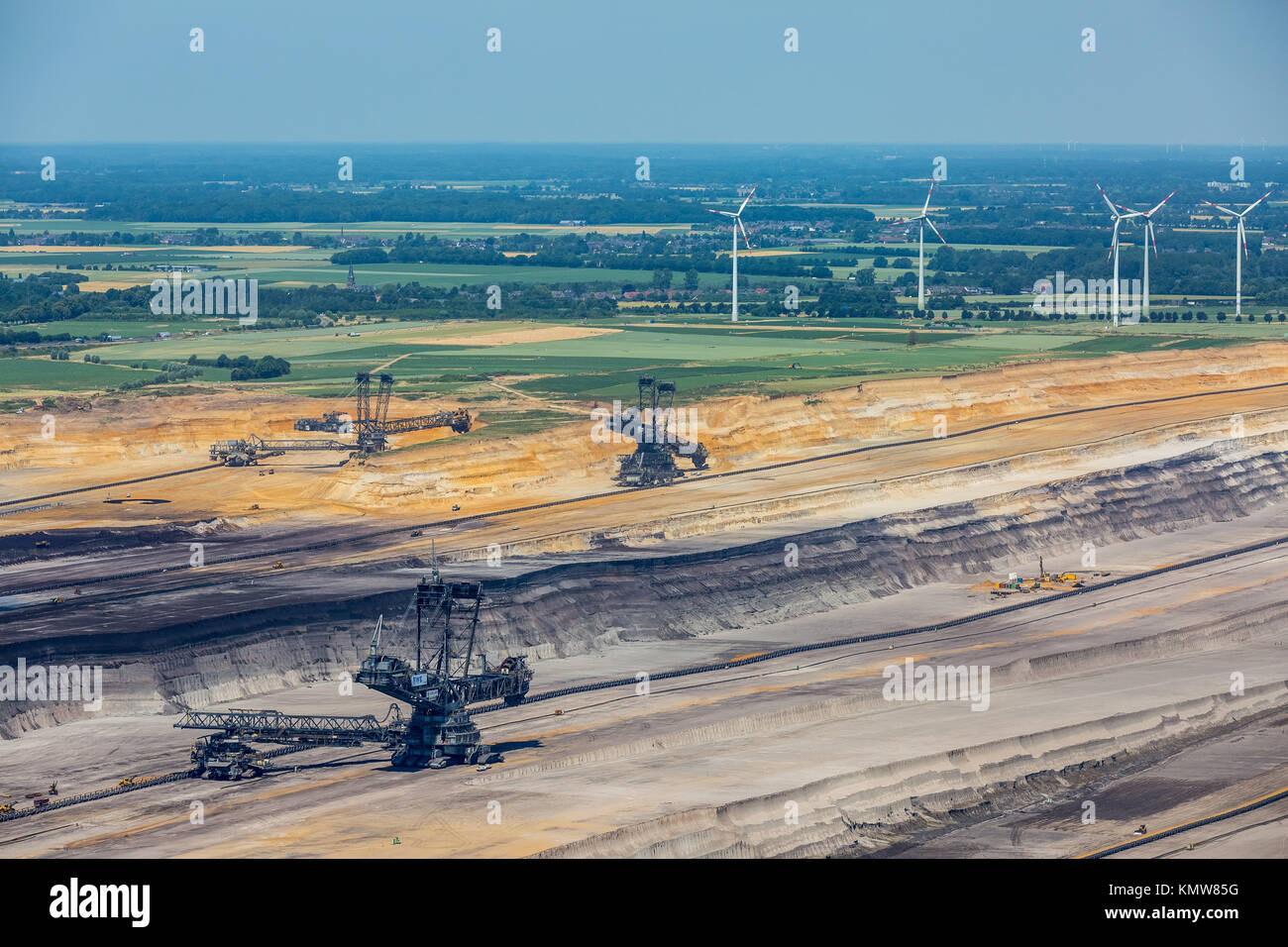 Verlassene Dorf Borschemich, Braunkohletagebau Garzweiler, RWE Power ...