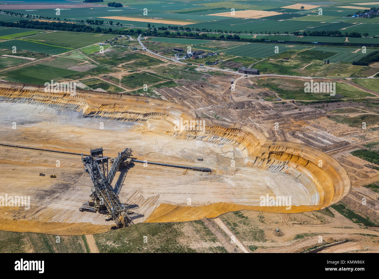 Verlassene Dorf Borschemich, Braunkohletagebau Garzweiler, RWE Power ...