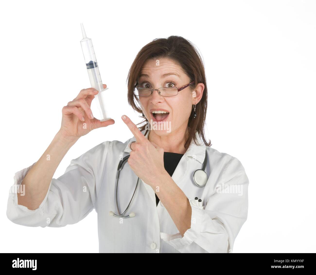 Doctor with big injection -Fotos und -Bildmaterial in hoher Auflösung ...