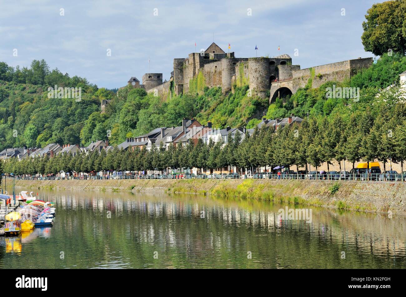 Belgium Ardennes Bouillon Bouillon Castle Stockfotos und -bilder Kaufen ...