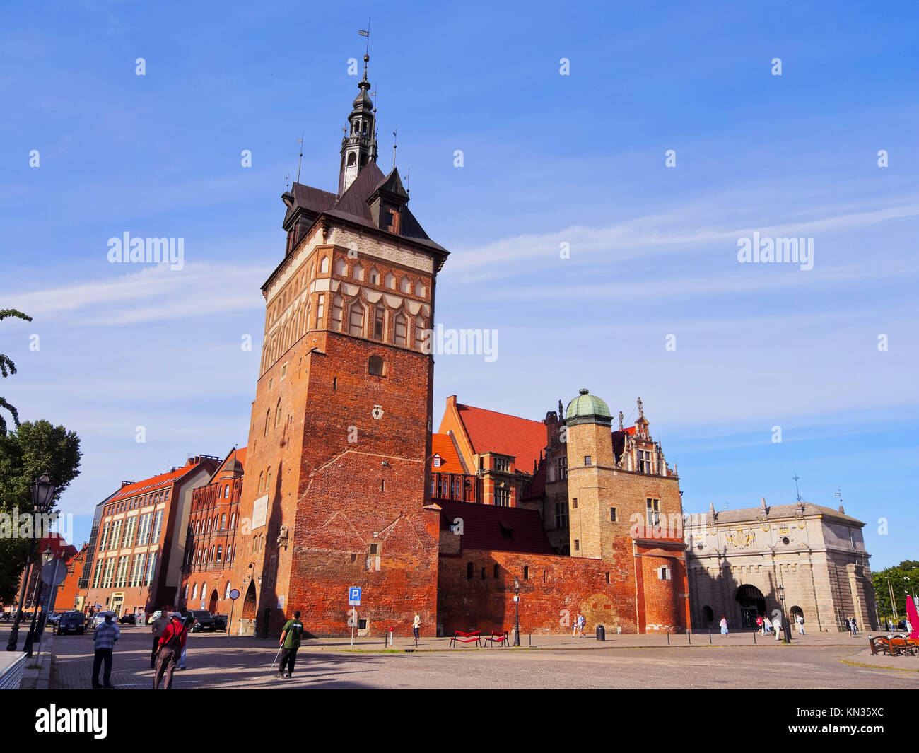 Folter und Gefängnis Turm, Amber Museum in der Altstadt von Danzig ...