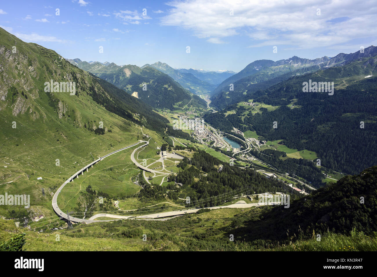Gotthard Route Stockfotos und -bilder Kaufen - Alamy