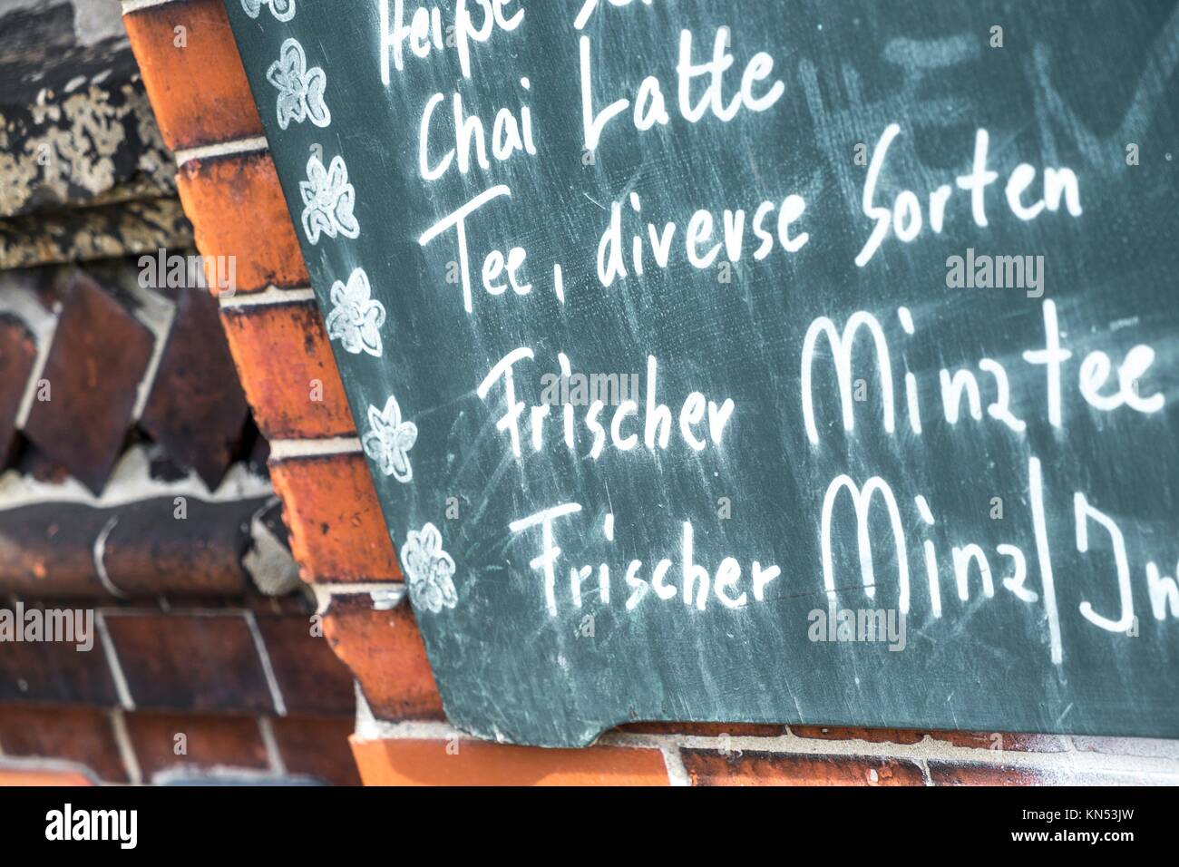 Menu In German Speisekarte In Stockfotos und -bilder Kaufen - Alamy