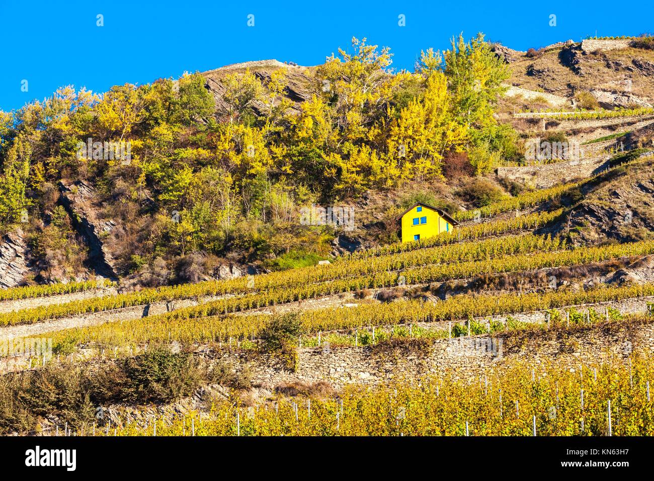 Switzerland Valais Sion Stockfotos und -bilder Kaufen - Alamy