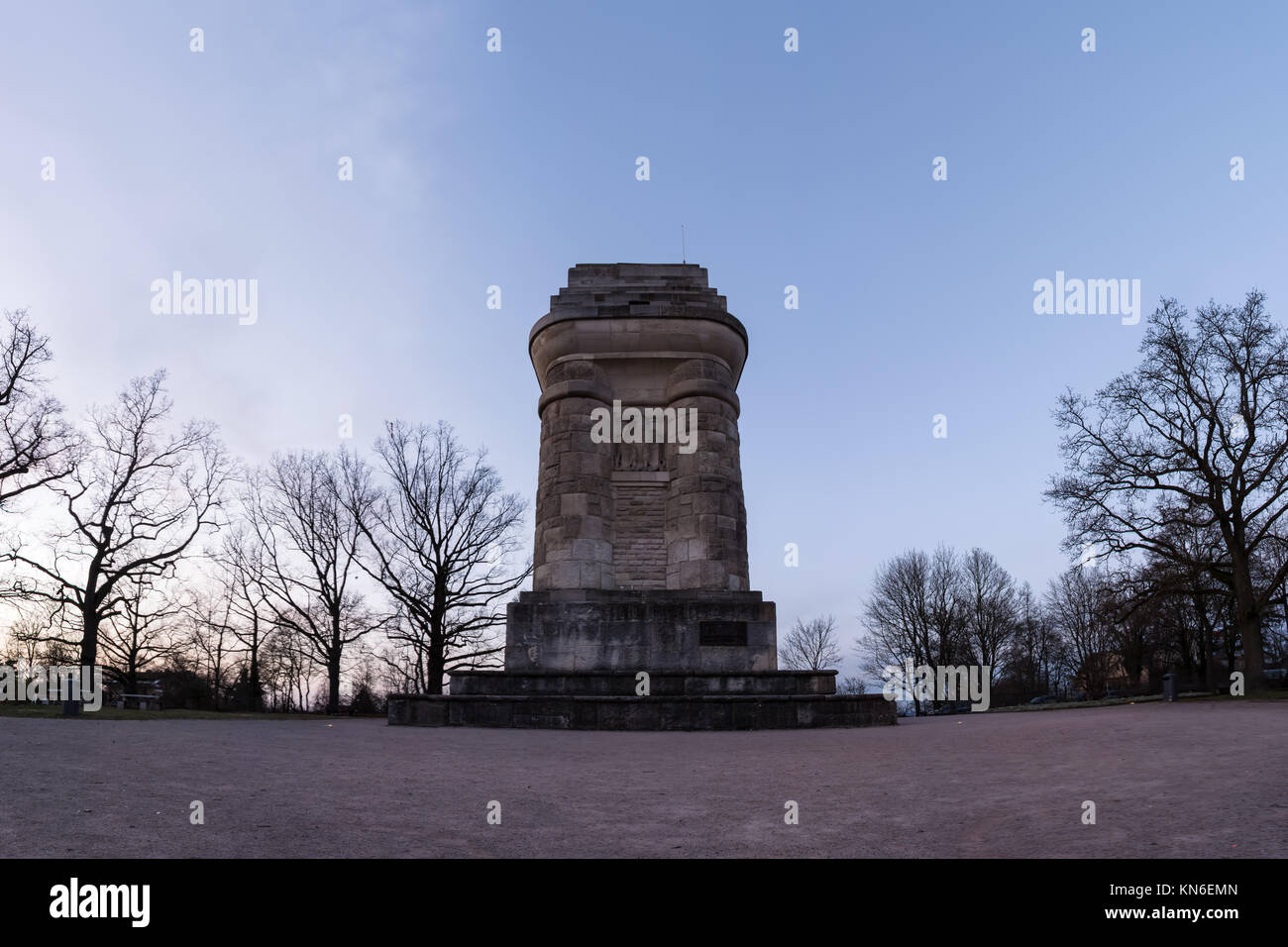 Stuttgart Bismarckturm Denkmal Turm Spalte im Freien Herbst ...