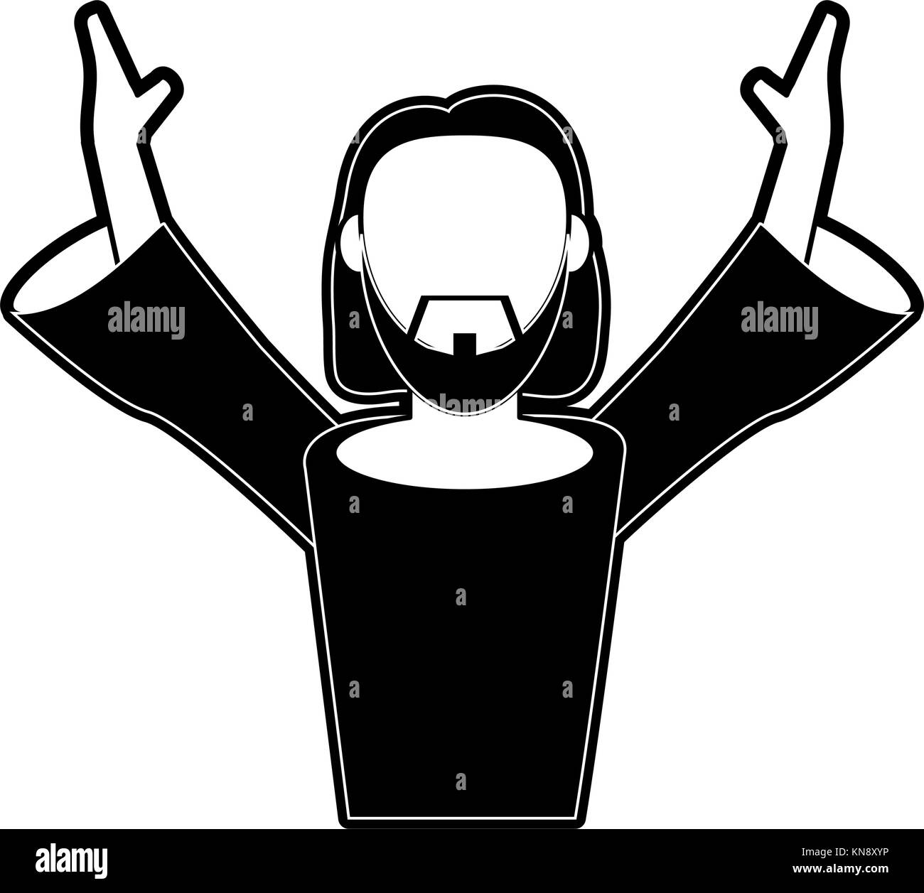 Jesus karikatur Schwarzweiß-Stockfotos und -bilder - Seite 2 - Alamy