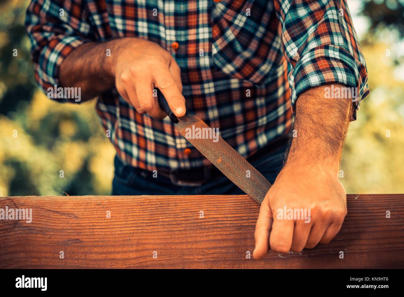 Wood Rasp Stockfotos und -bilder Kaufen - Alamy