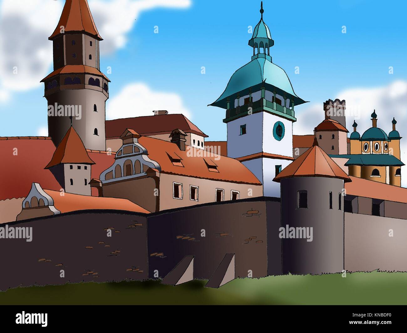 Cartoon turm -Fotos und -Bildmaterial in hoher Auflösung – Alamy