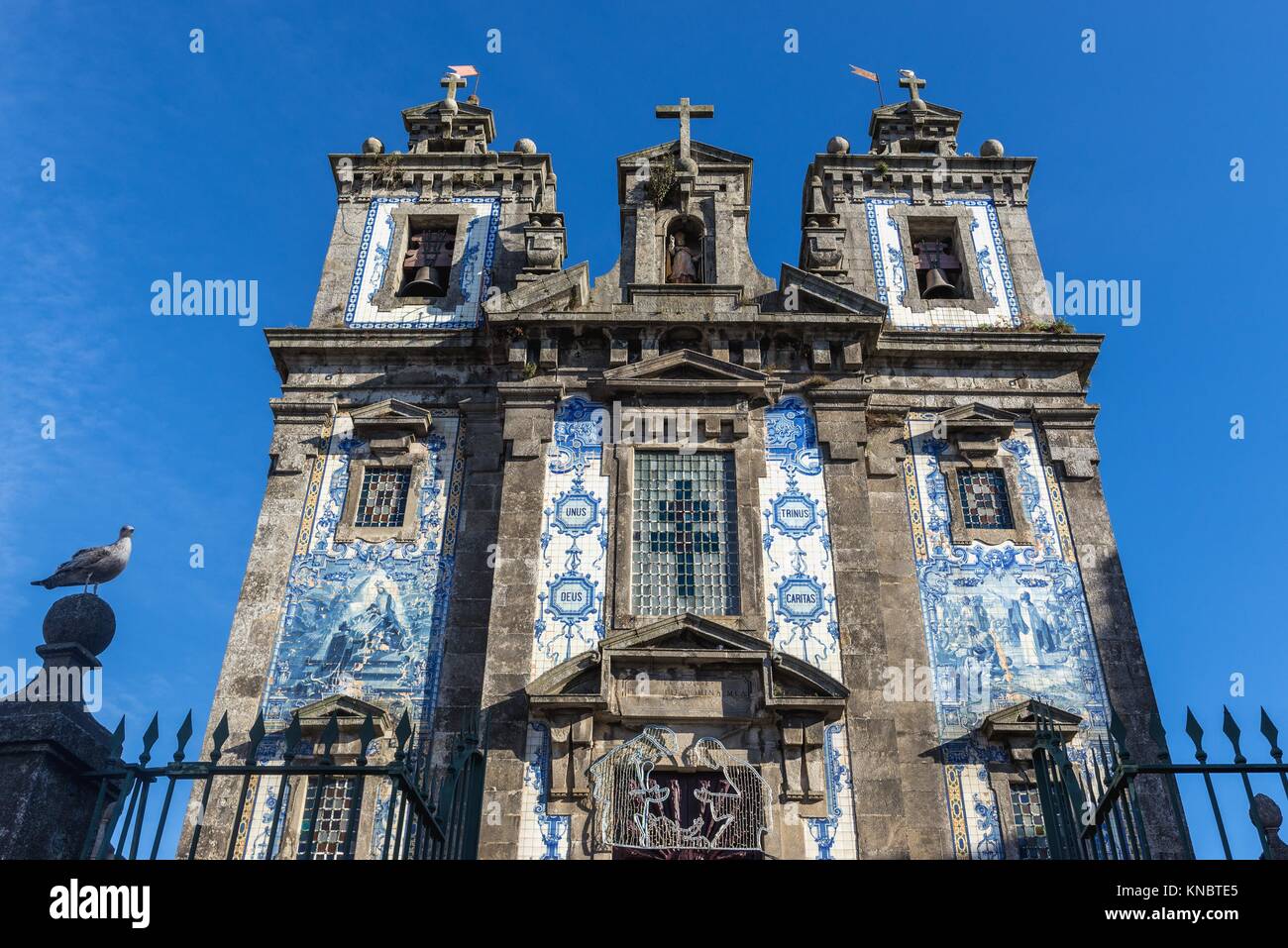 Azulejo Kacheln Fassade der Kirche von Saint Ildefonso von Toledo in ...