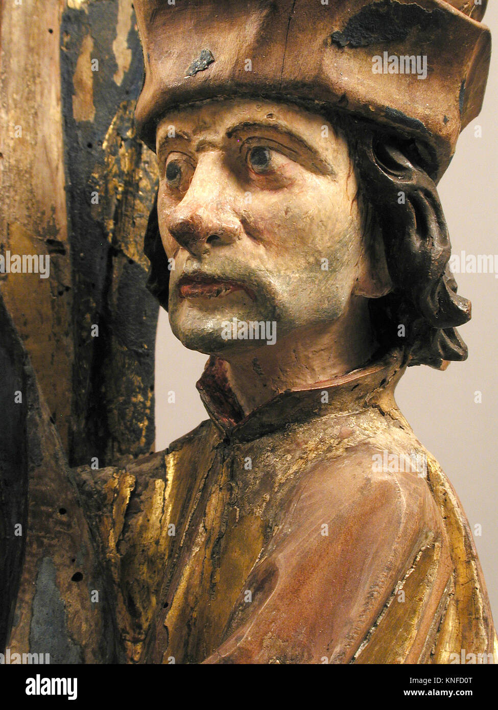 Dieses Kunstwerk zeigt die biblische Szene der Abkunft Christi vom Kreuz. Die Komposition ...