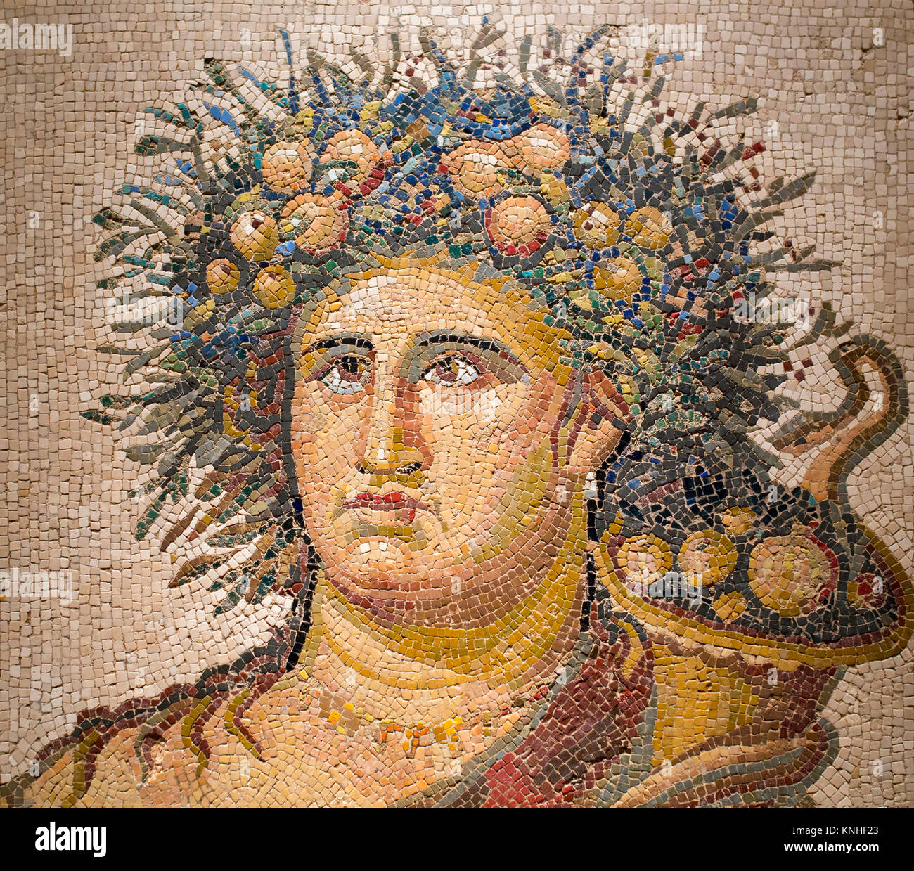 Roman mosaic in national museum -Fotos und -Bildmaterial in hoher ...