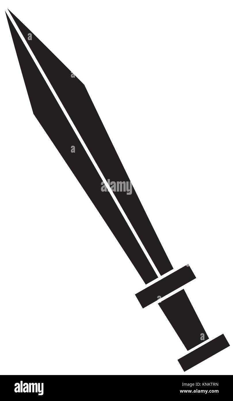 Schwert antike Waffe Stock-Vektorgrafik - Alamy