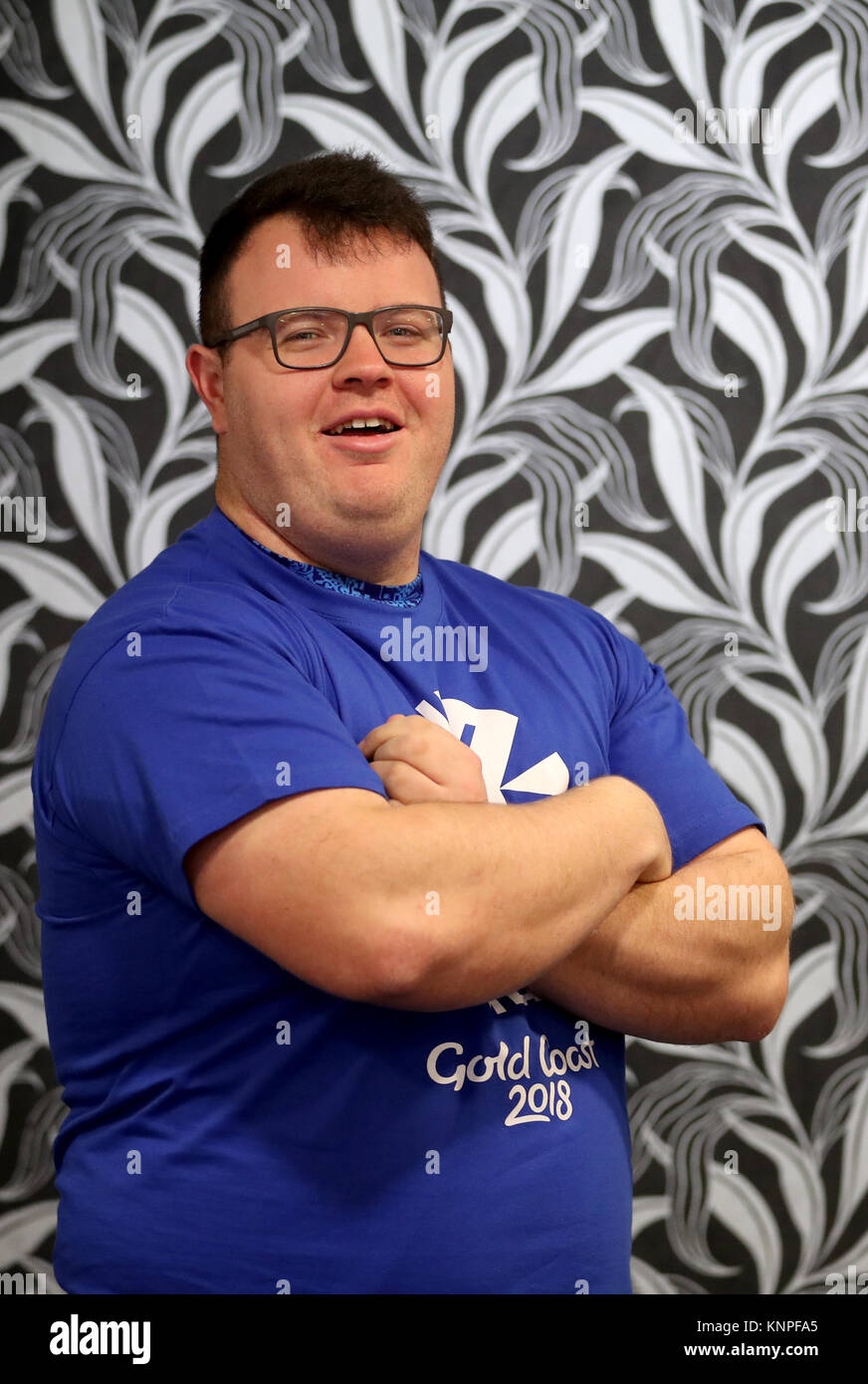 Chris Bennett während der Team Schottland Leichtathleten Ankündigung ...