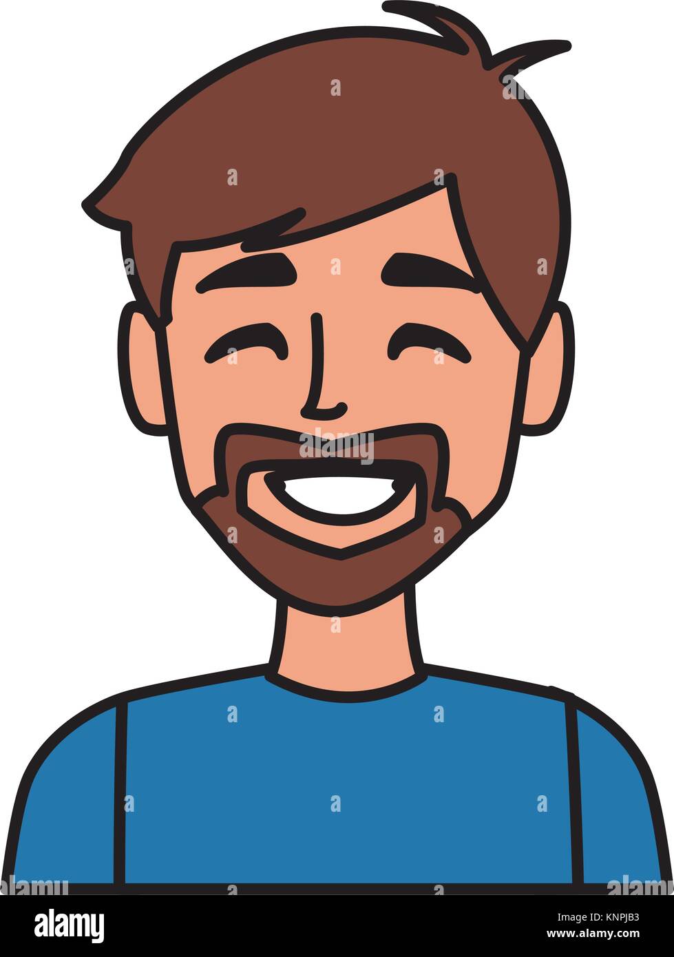 Cartoon Man With Beard Stockfotos und -bilder Kaufen - Alamy