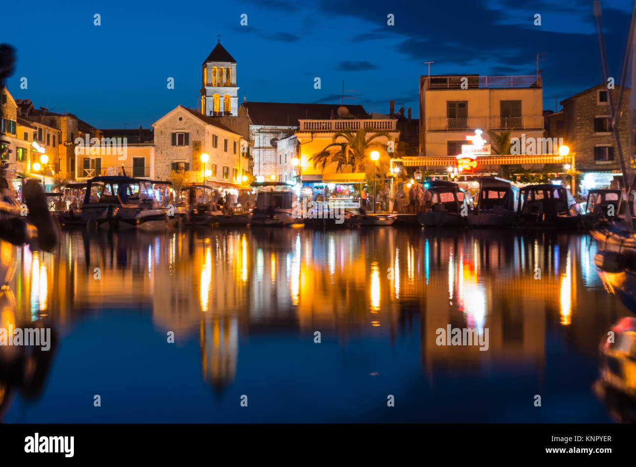 Vodice old town touristic destination -Fotos und -Bildmaterial in hoher ...
