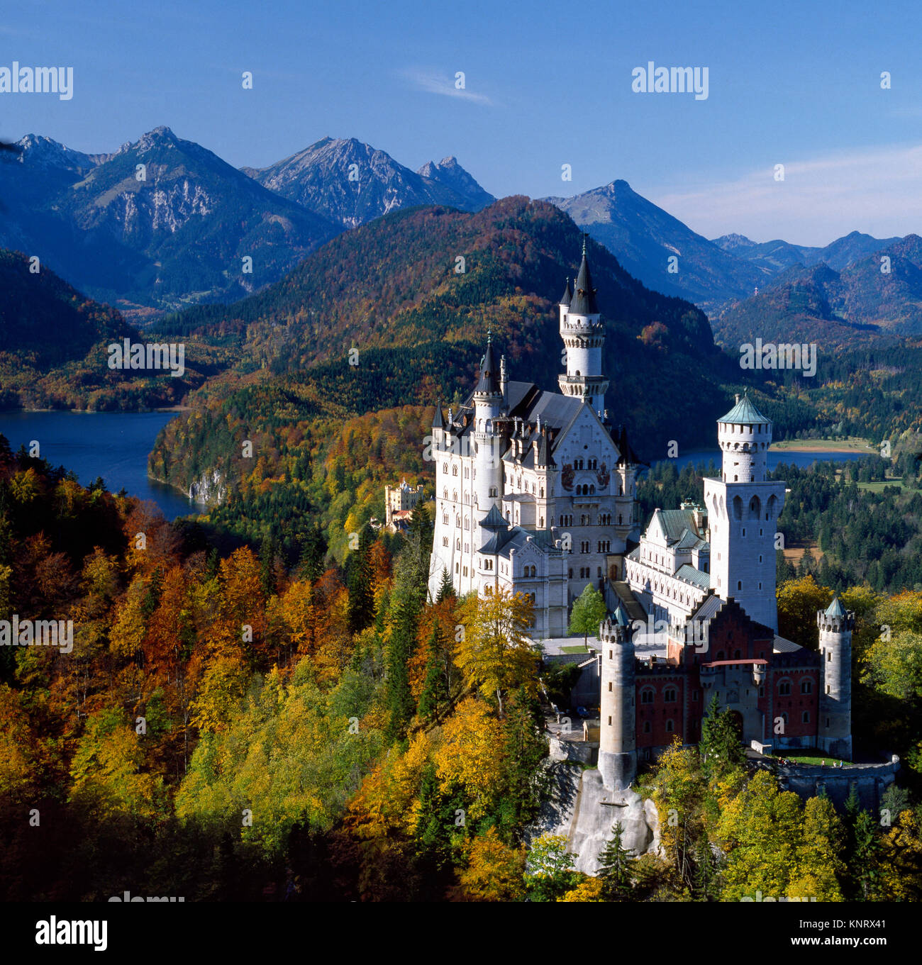 Schloss Neuschwanstein, Füssen, Bayern, Deutschland Stockfotografie - Alamy