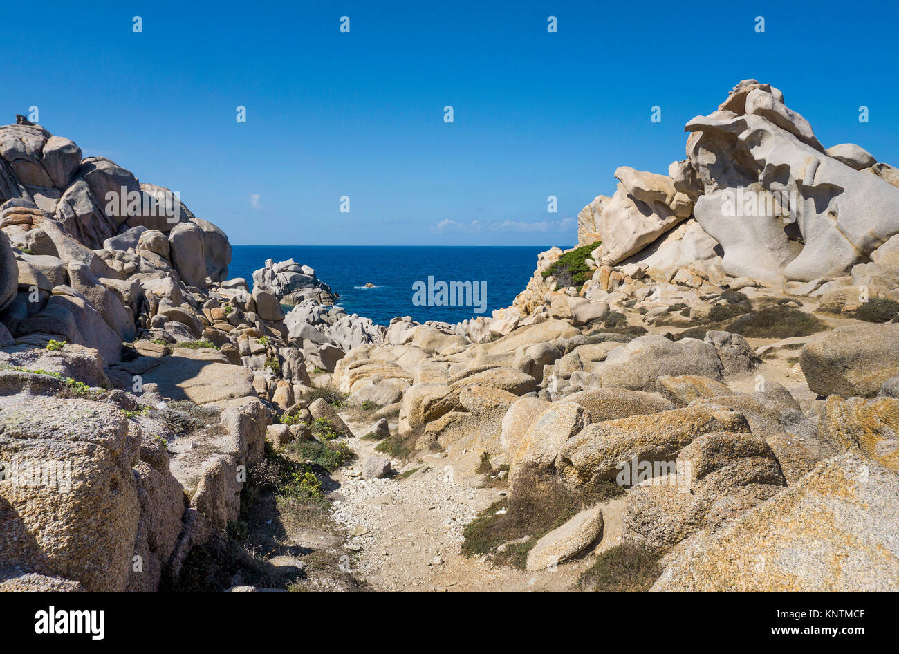 Granitfelsen bei Capo Testa, Santa Teresa di Gallura, Sardinien ...
