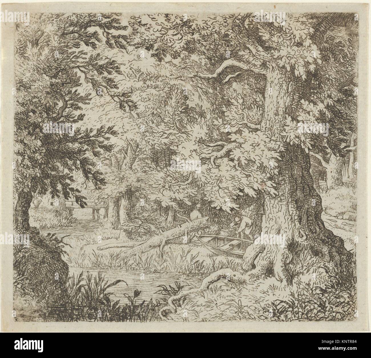 Der Bach im Wald. Artist: Allart van Everdingen (Niederländisch ...