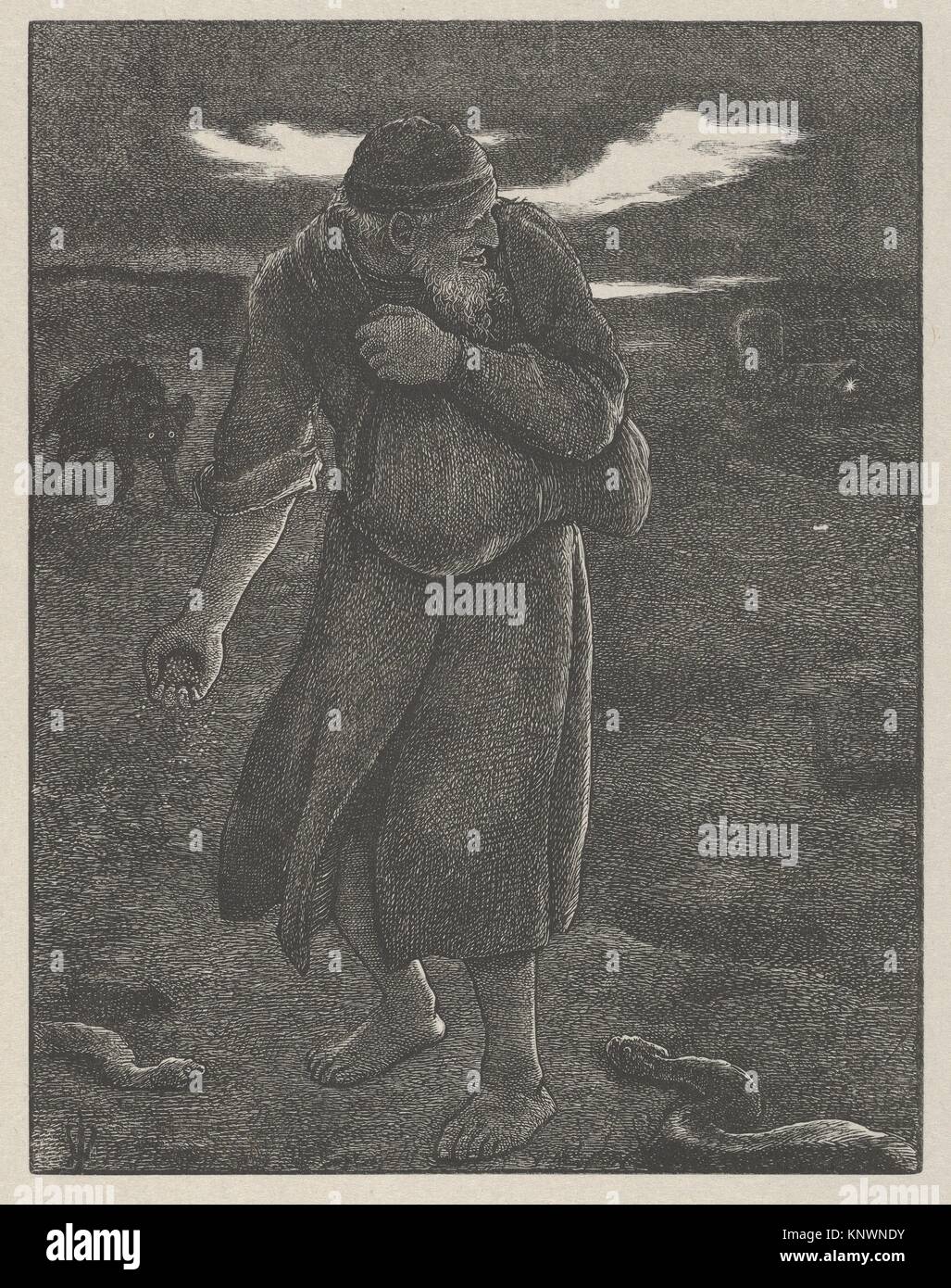 Das Unkraut (die Gleichnisse unseres Herrn und Heiland Jesus Christus). Artist: Nach Sir John ...