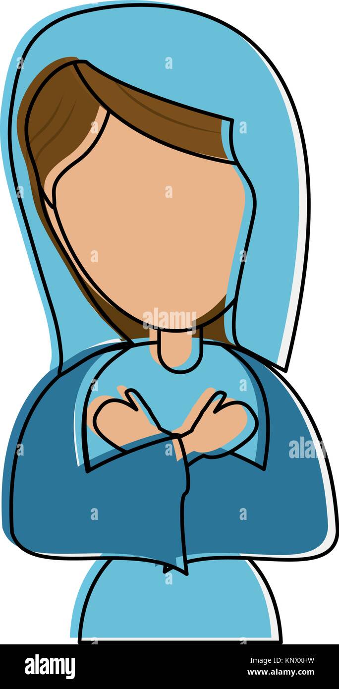 Virgin Mary Vector Vectors Stockfotos und -bilder Kaufen - Alamy