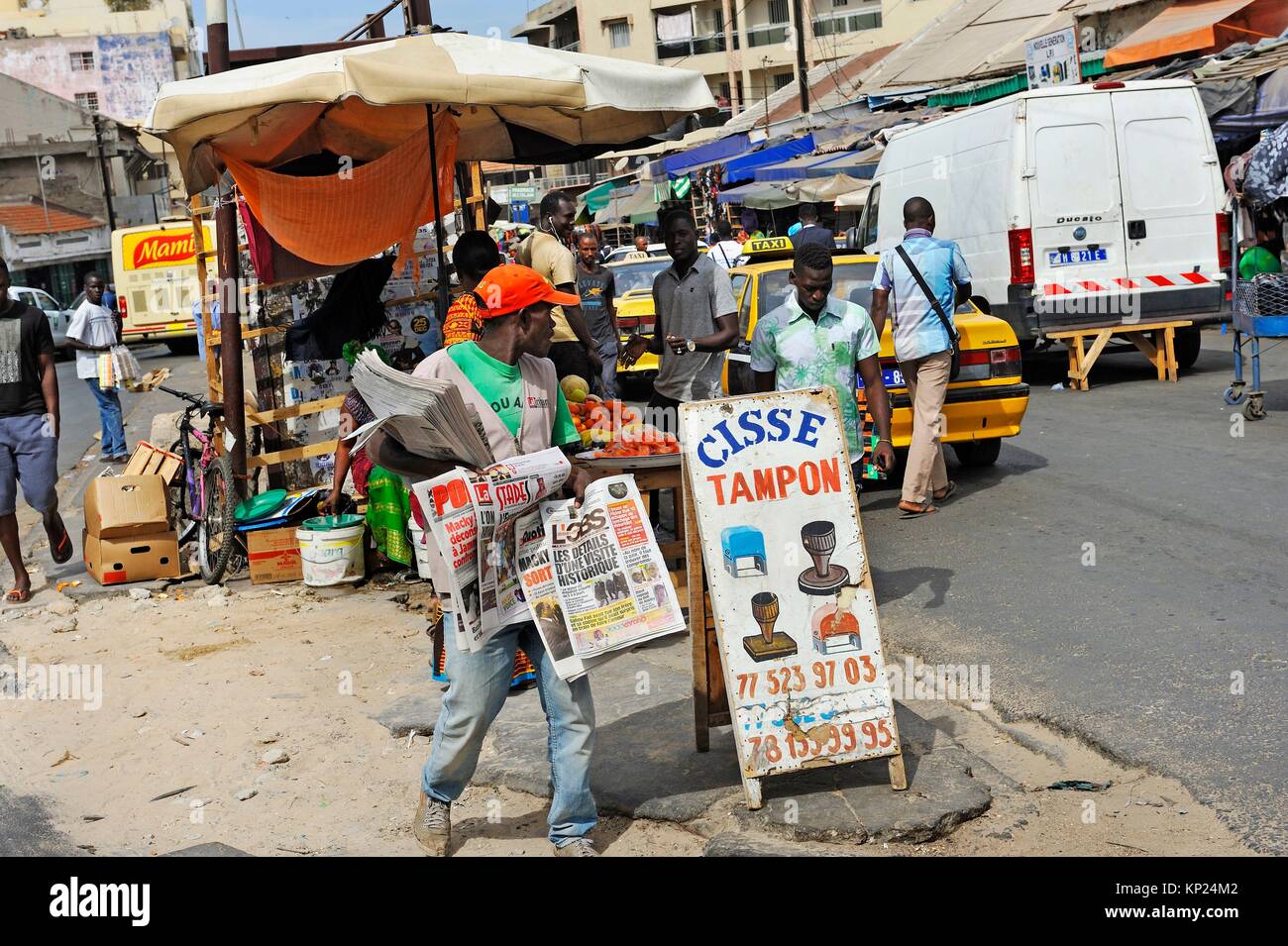 Sandaga Market Dakar Stockfotos und -bilder Kaufen - Alamy