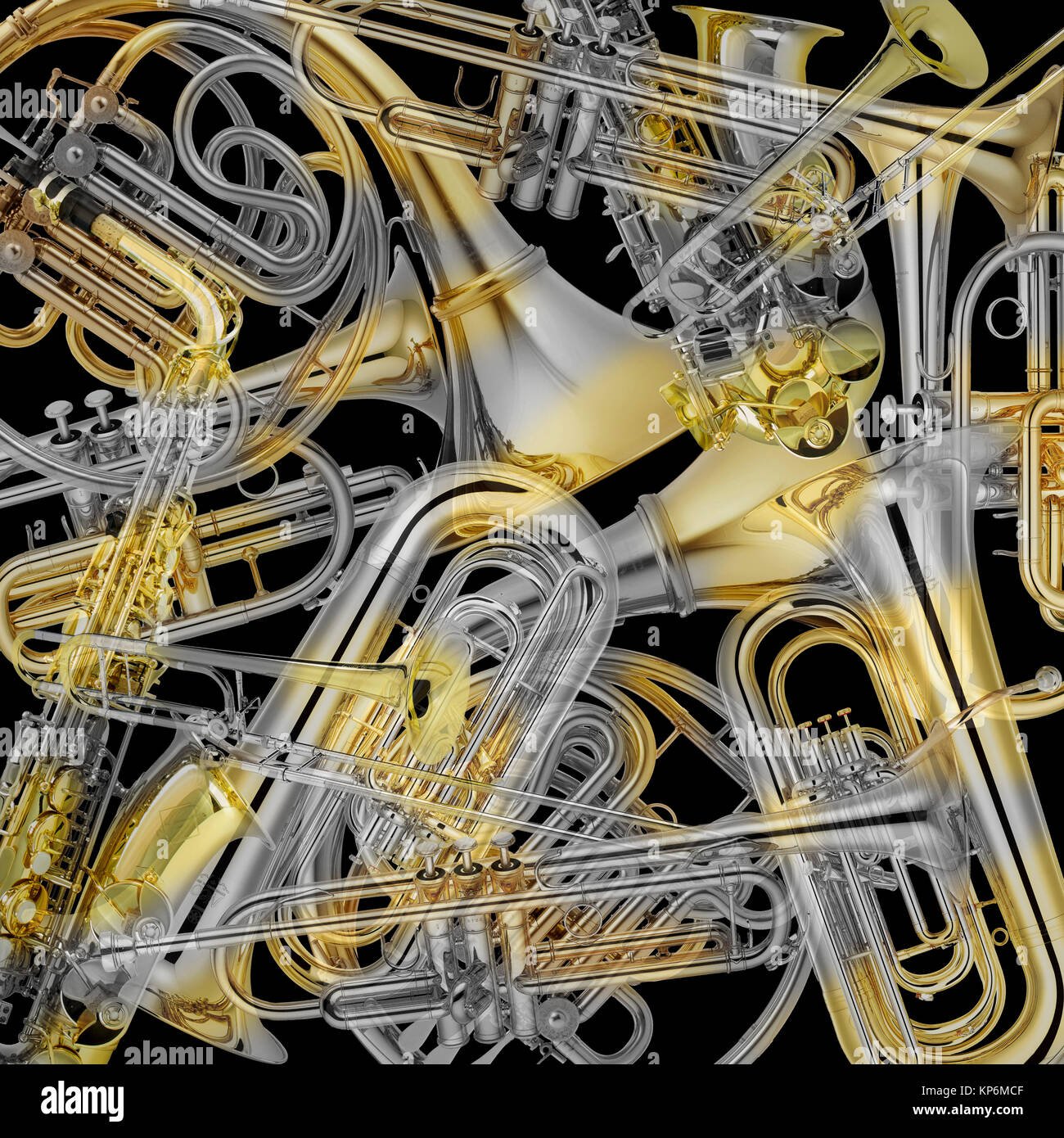 Musikinstrumente aus messing -Fotos und -Bildmaterial in hoher ...