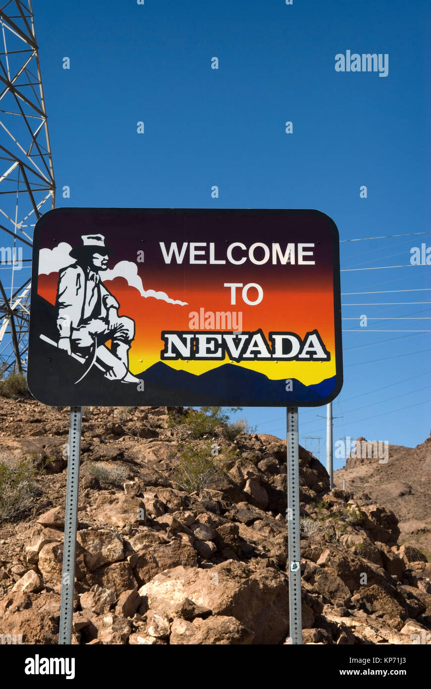 Nevada state road sign -Fotos und -Bildmaterial in hoher Auflösung – Alamy