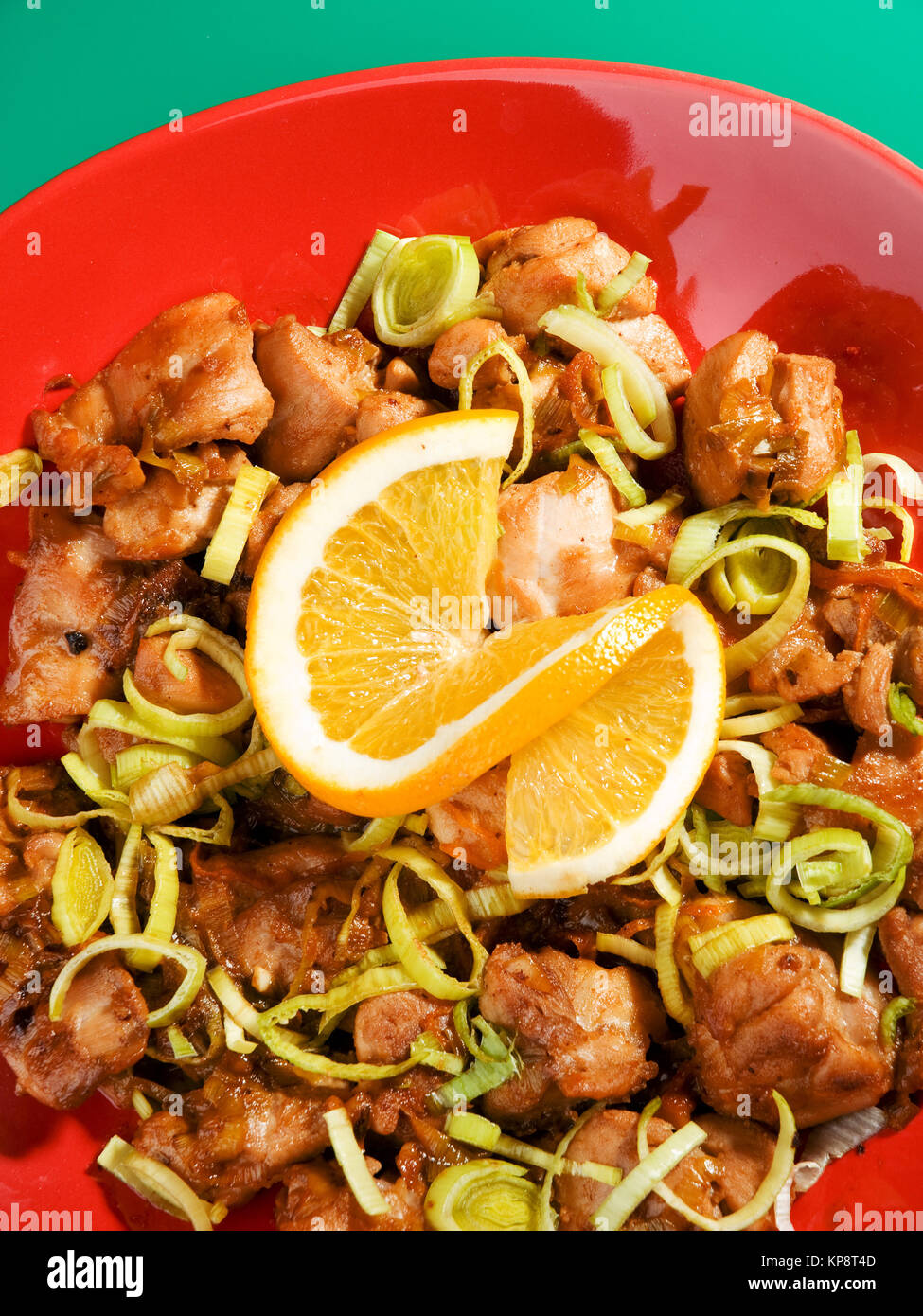 Gebratenes Huhn, gebratenes Huhn, gebratenes Huhn, gebratenes Huhn ...