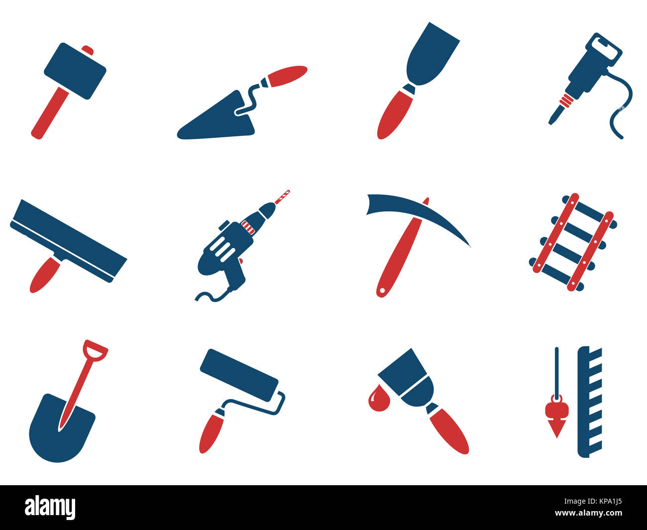 Symbole der Haustechnik Stockfotografie - Alamy