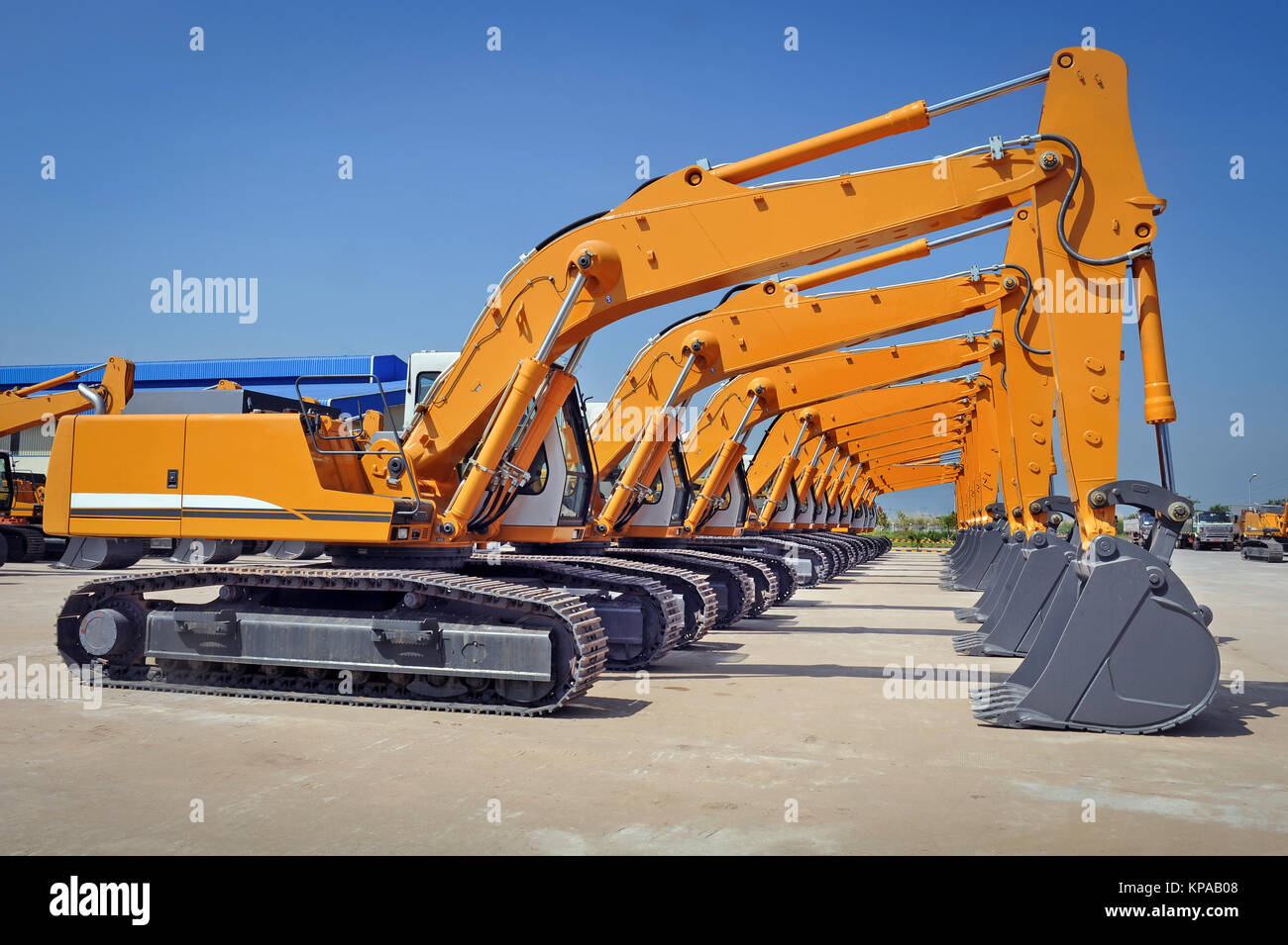 Foto der neuen Hydraulikbagger Serie Stockfotografie - Alamy